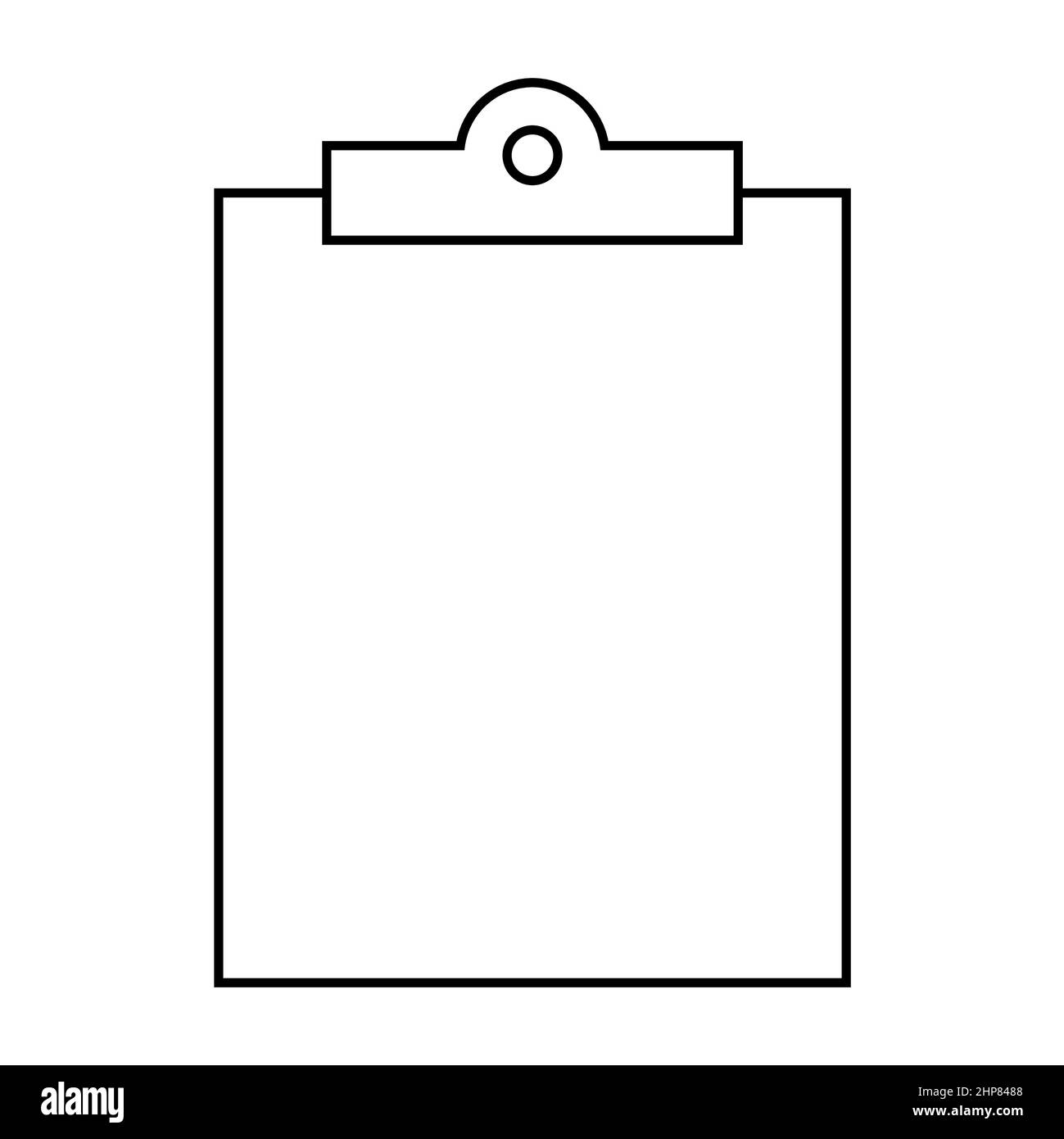 Paper clipboard vector icon. Paper clipboard outline illustration ... Paper clipboard vector icon. Paper clipboard outline illustration ...