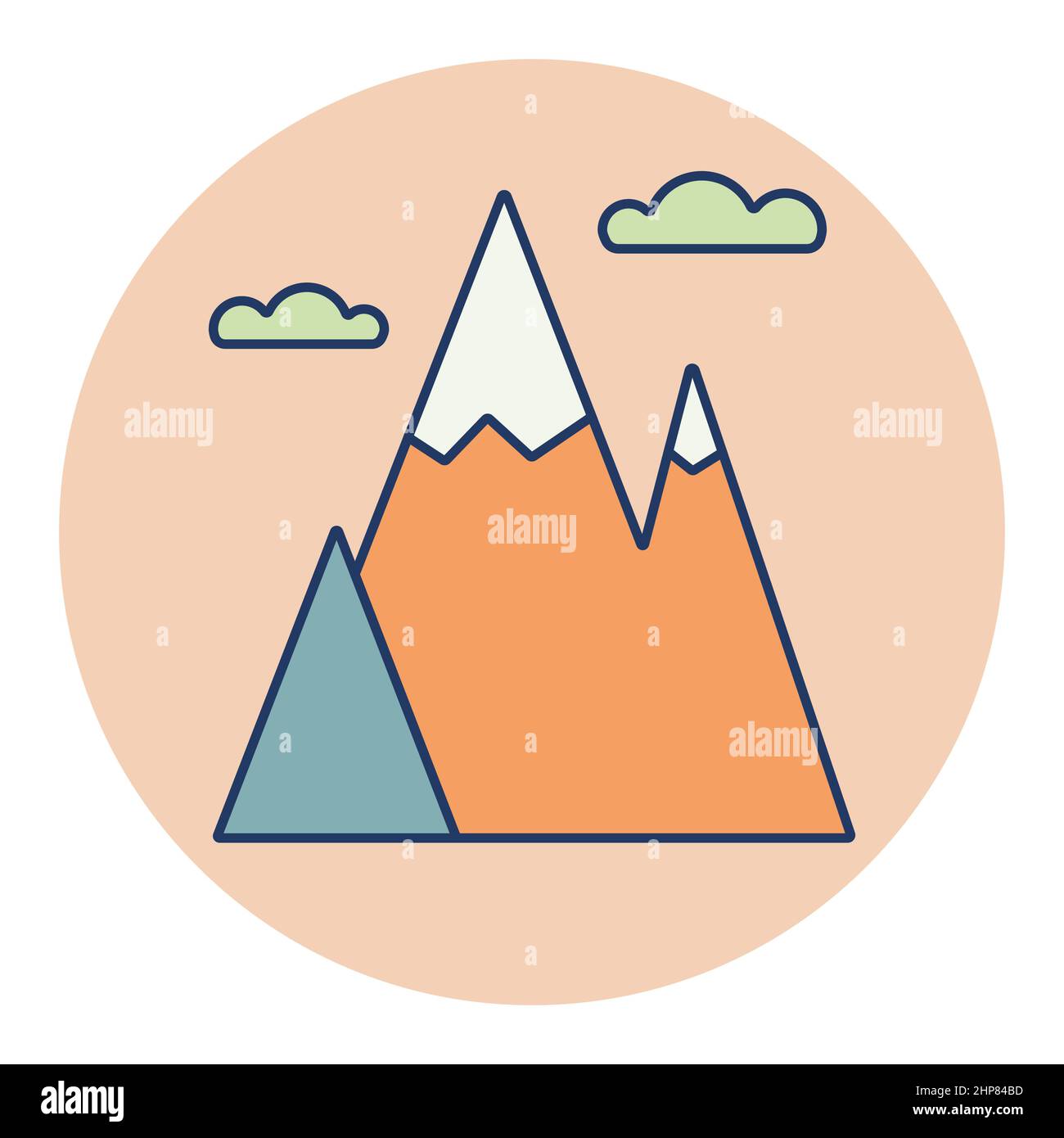 The nature of the terrain Stock Vector Images - Alamy