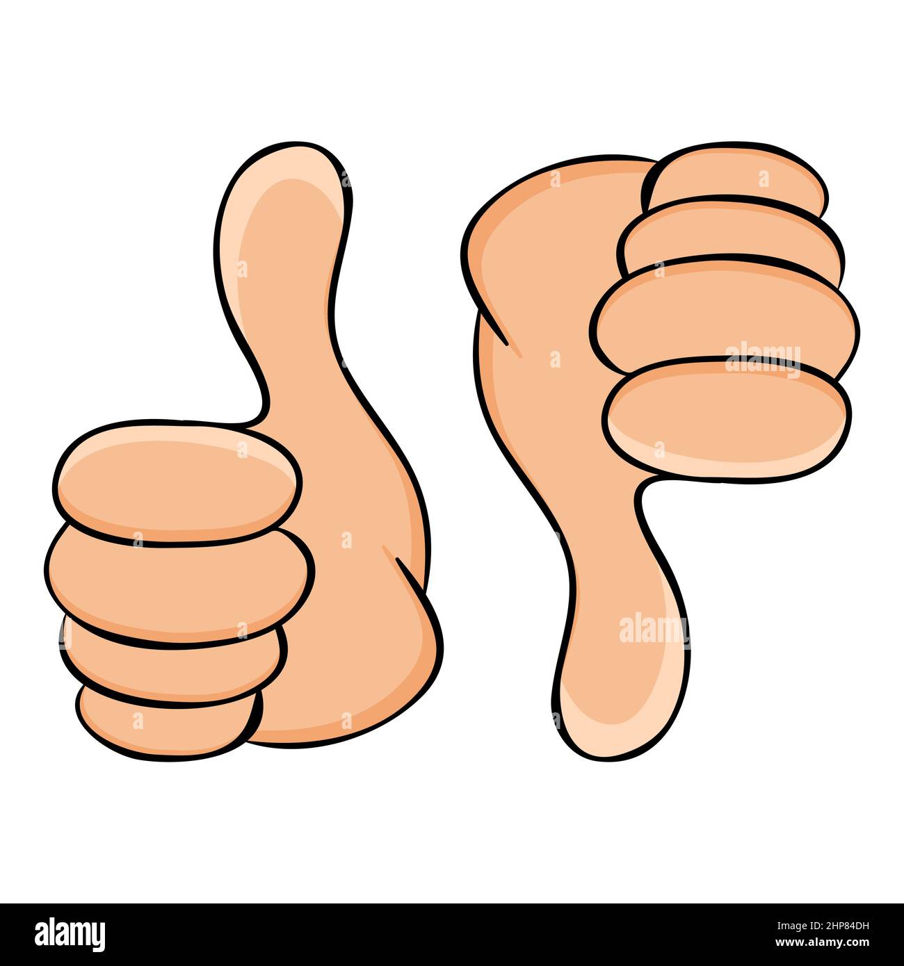 Thumbs Up And Down Images Thumbs Up And Down Outline Vector Images