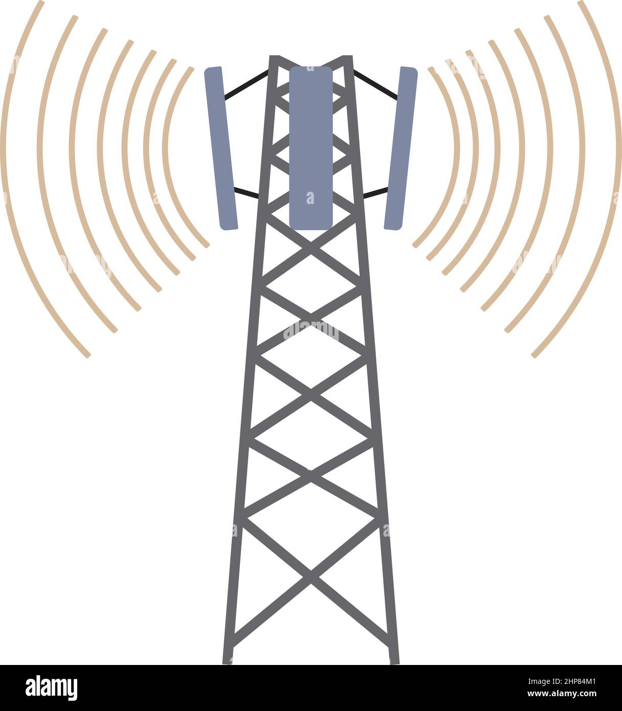 Icon broadcasting transmission Cut Out Stock Images & Pictures - Alamy