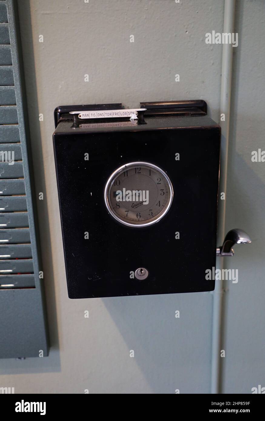 Ericsson time card stamp machine hi-res stock photography and images ...