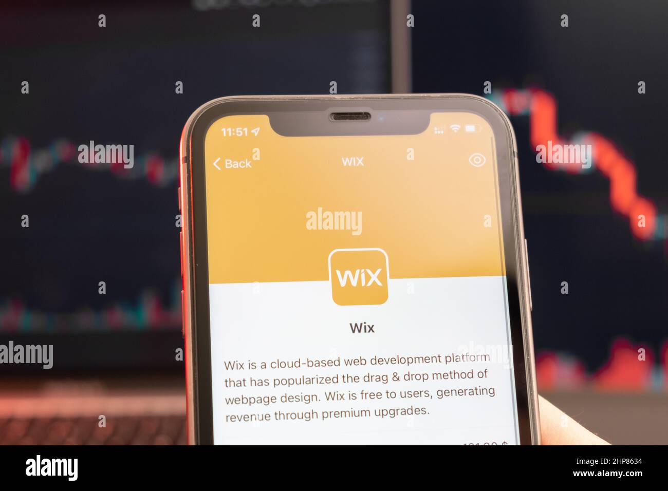 Wix mobile phone hi-res stock photography and images - Alamy
