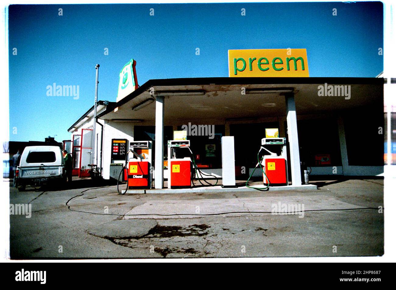 A Preem gas station Stock Photo - Alamy