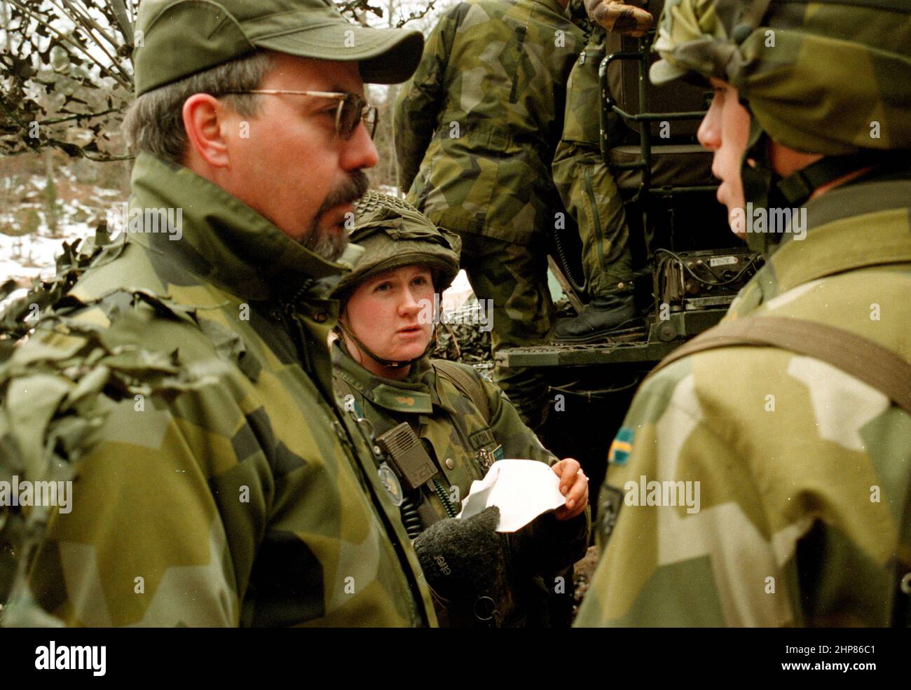 Swedish army female soldier hi-res stock photography and images - Alamy