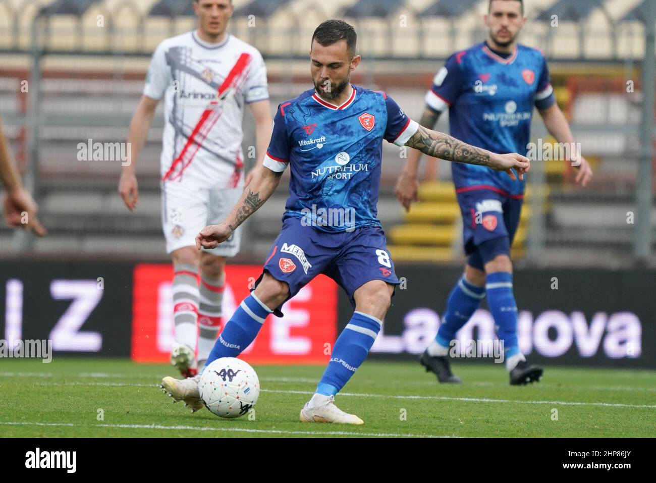 burrai salvatore (n.8 perugia calcio) during AC Perugia vs US Cremonese ...