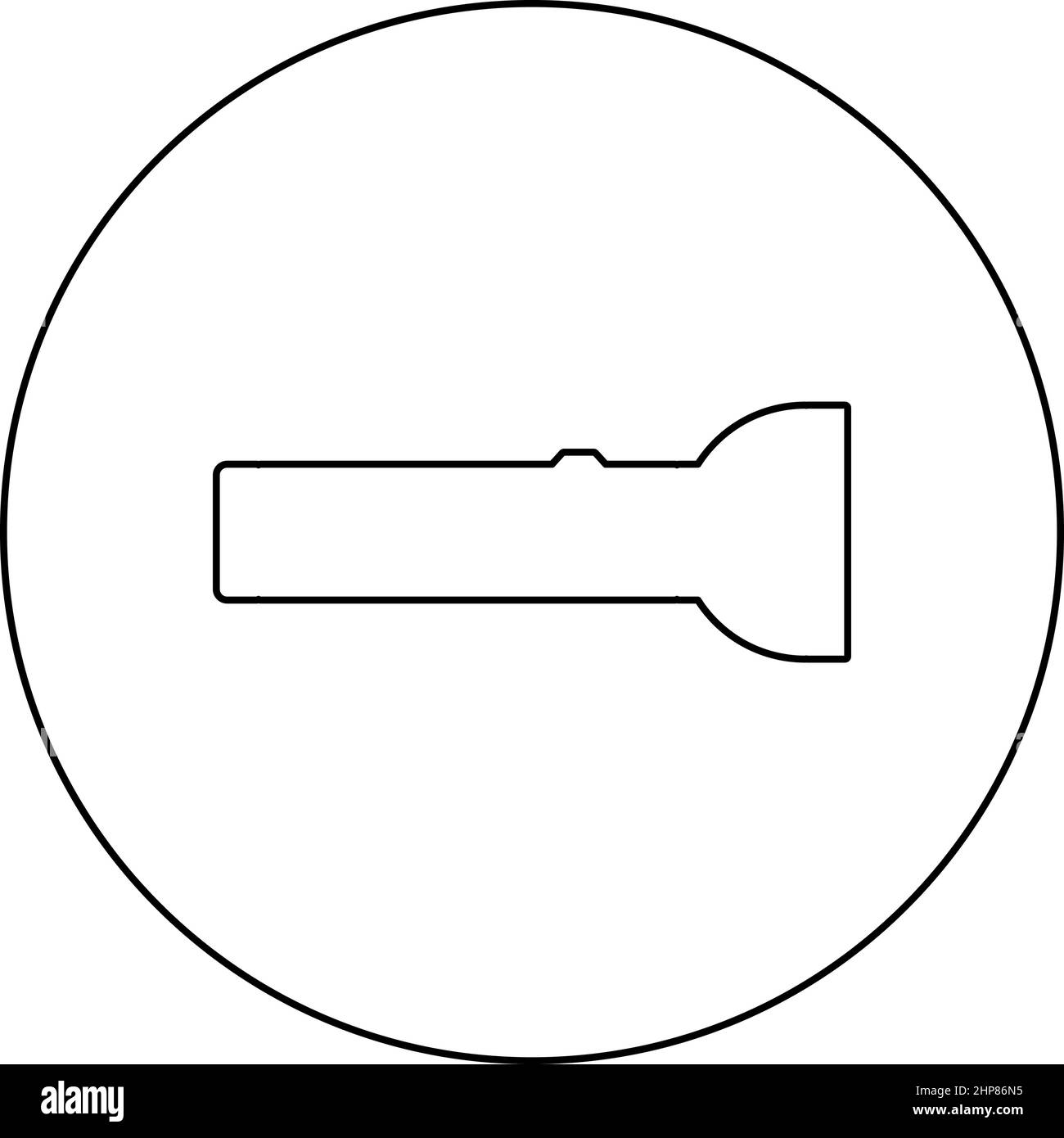 Black flashlight icon in Black and White Stock Photos & Images - Alamy