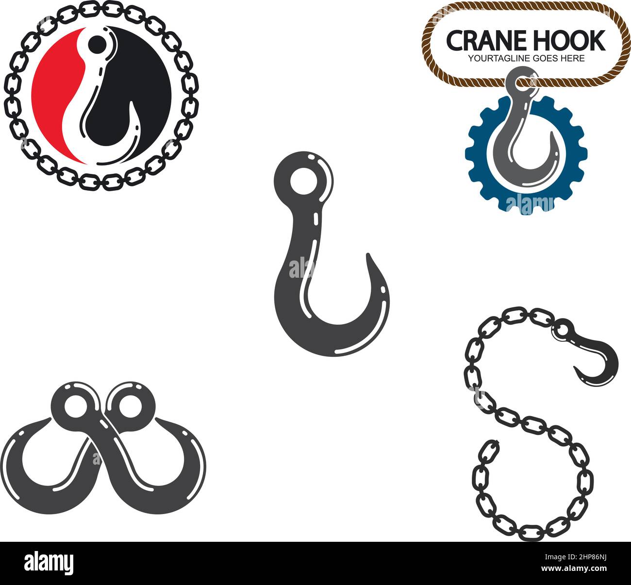Crane hook vector illustration design Stock Vector Image & Art - Alamy