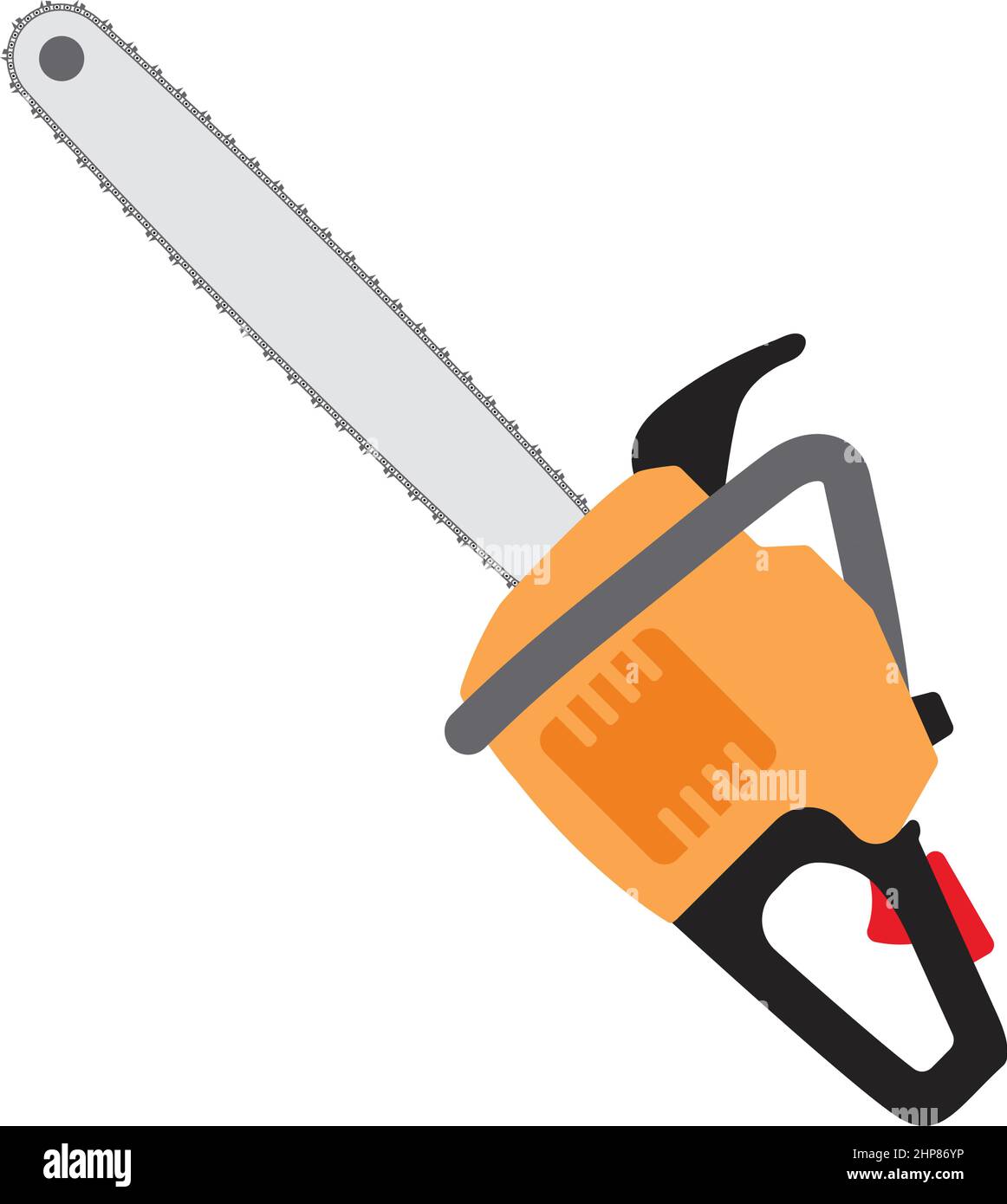 Icon Of Chain Saw Stock Vector Image & Art - Alamy