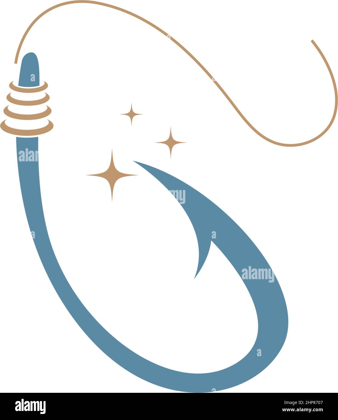 Fishing hook icon hi-res stock photography and images - Alamy