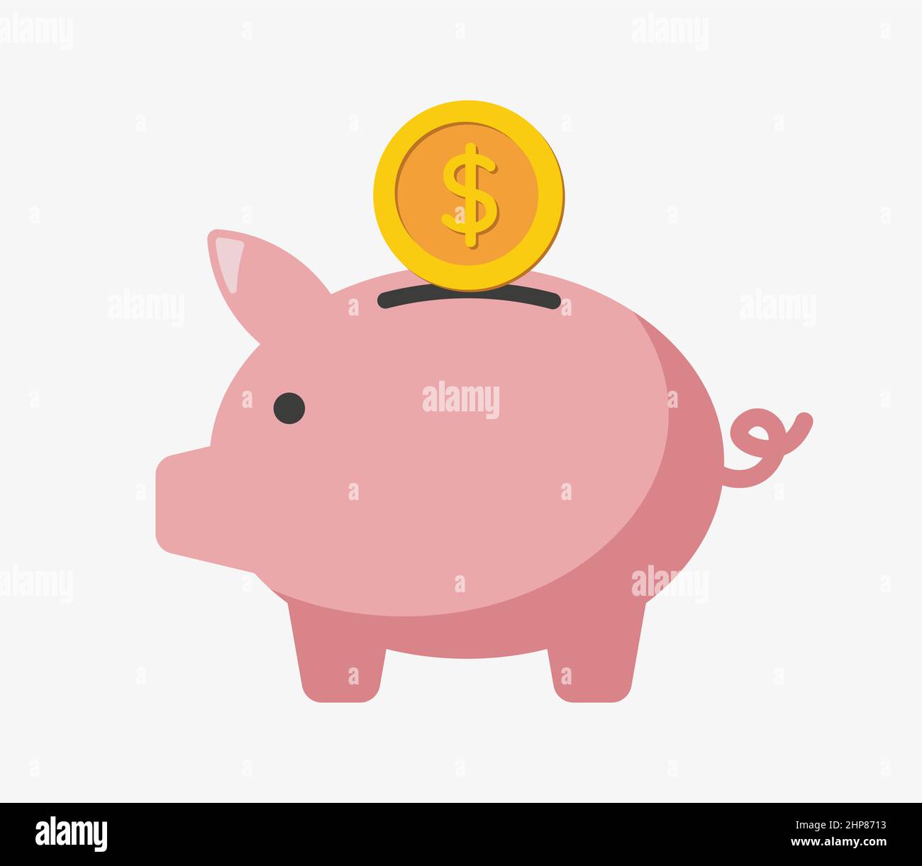 Saving symbol pig on Stock Vector Images - Alamy