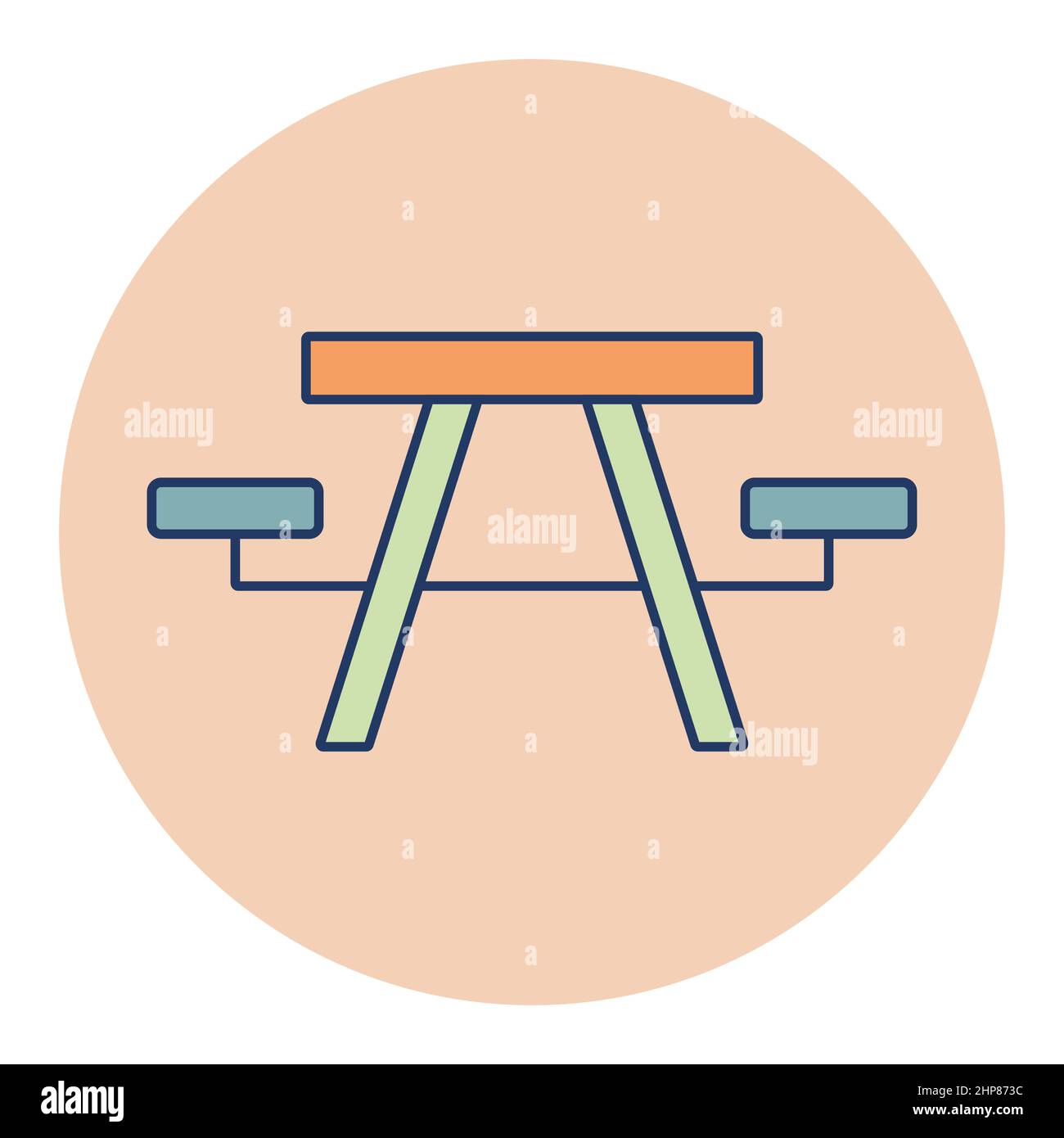 Icon garden table Stock Vector Images - Alamy