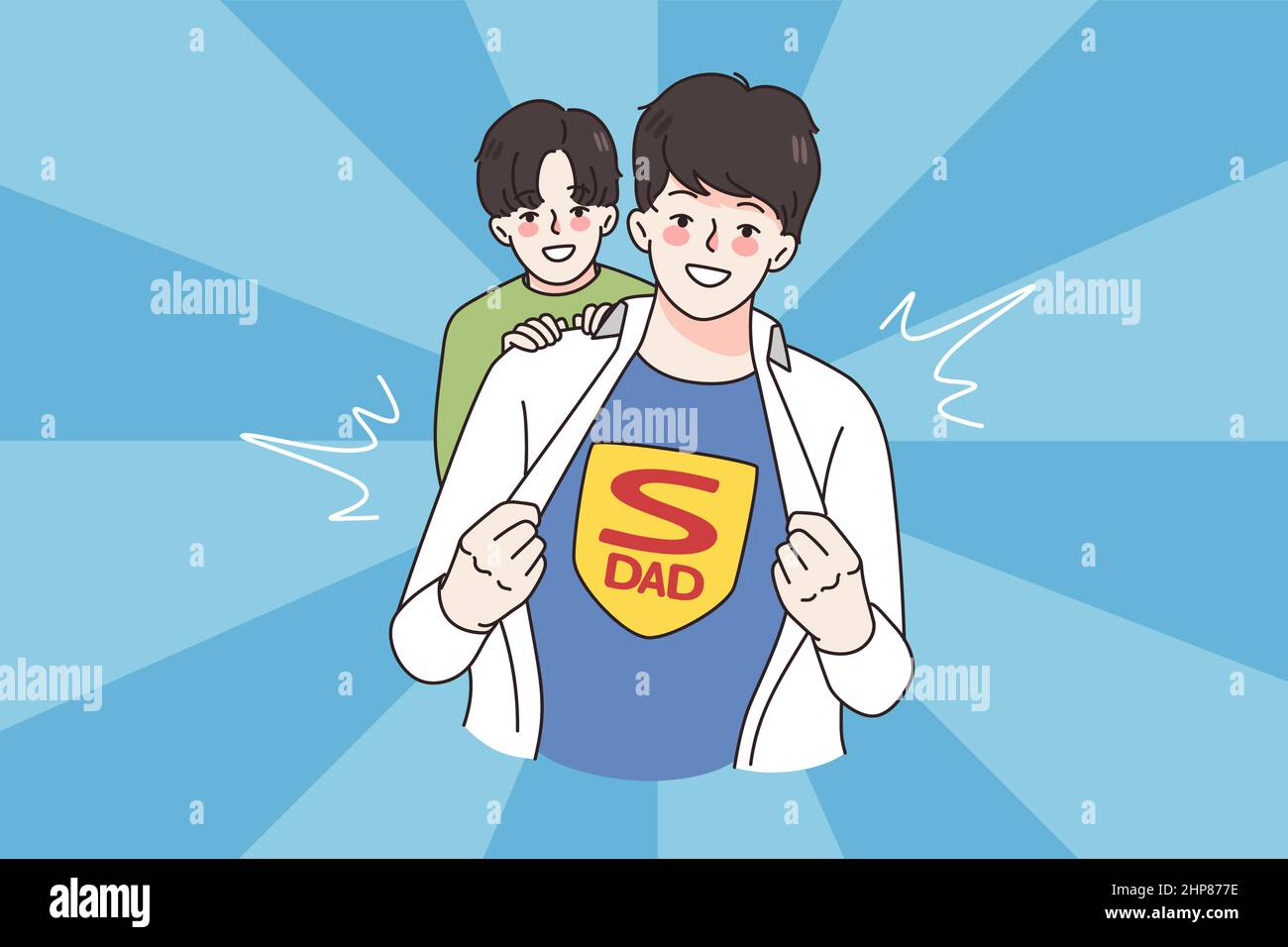 Single dad show Stock Vector Images - Alamy