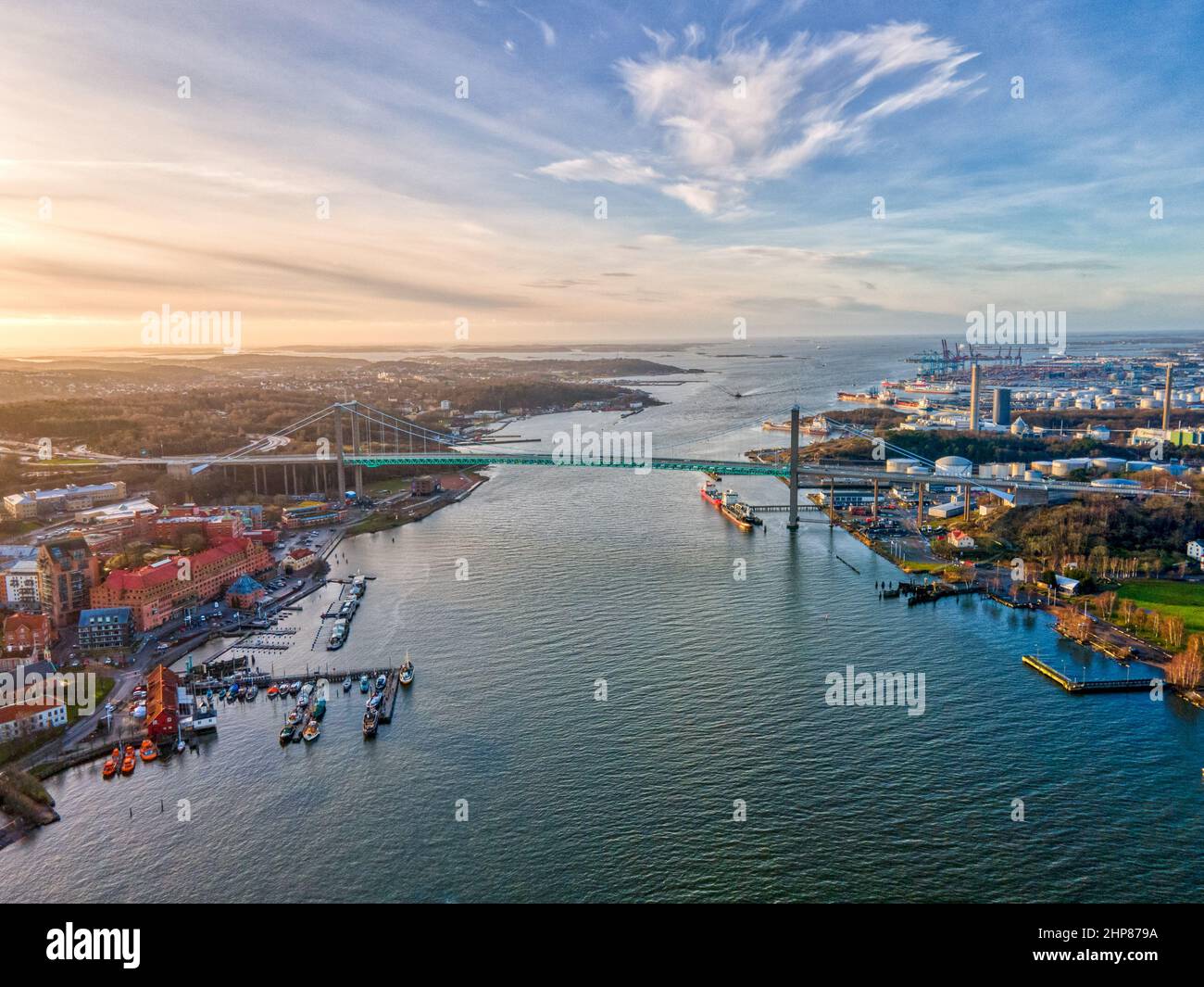 Gothenburg city alvsborg bridge hi-res stock photography and images - Alamy