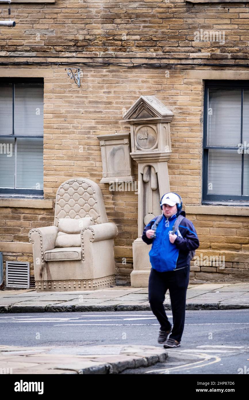 Grandad's Clock and Chair, sculpture by Timothy Shutter, in Chapel ...