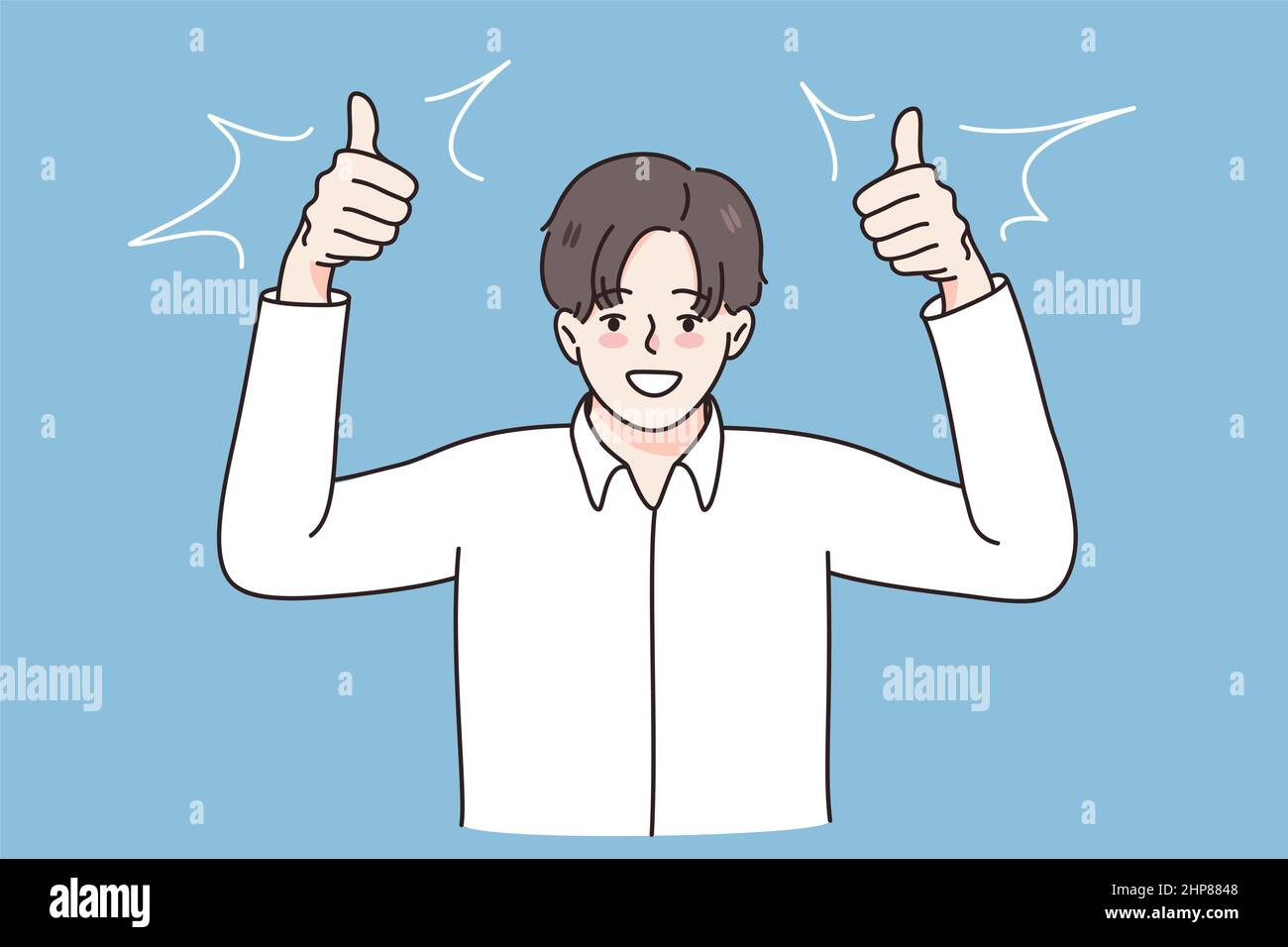 Yes portrait Stock Vector Images - Alamy