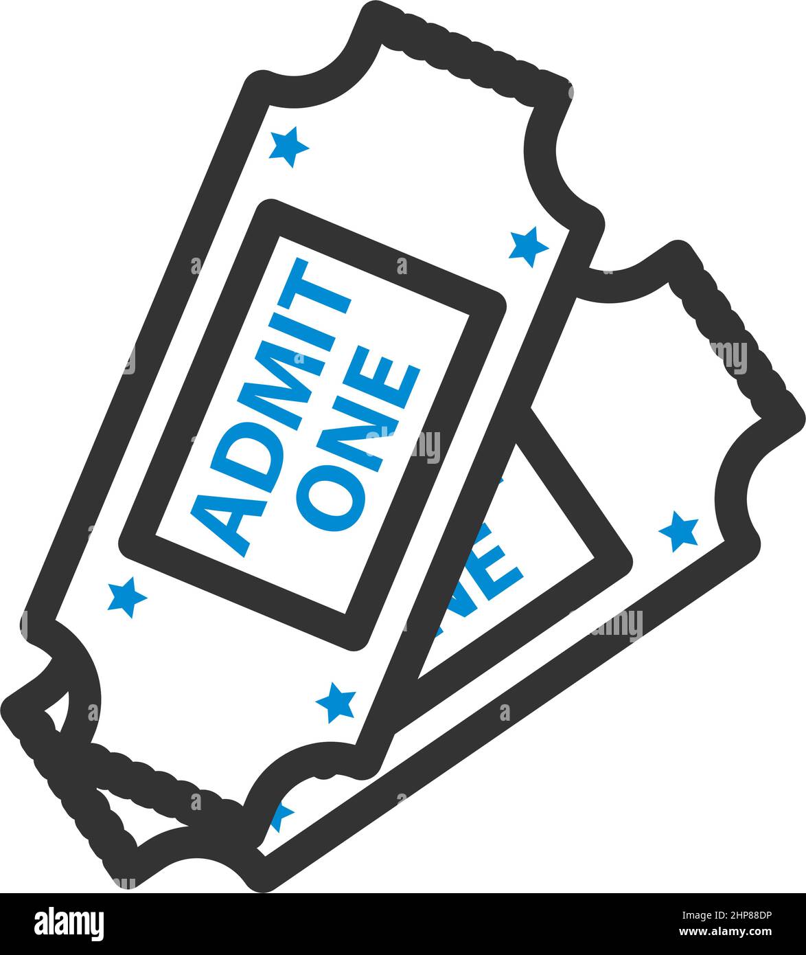 Festival tickets illustration vector Stock Vector Images - Alamy