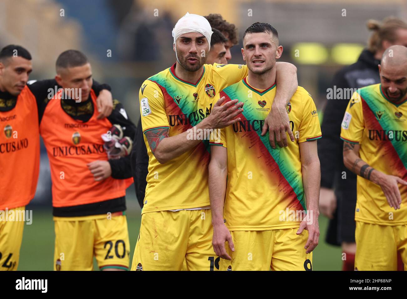 Marco Capuano (Ternana Calcio) and Simone Mazzocchi (Ternana Calcio ...