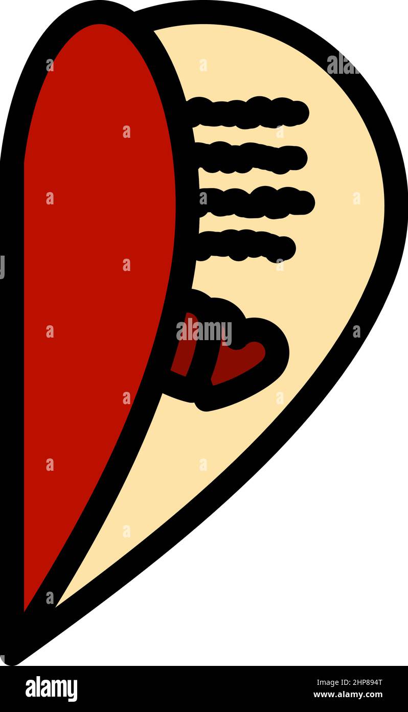 Valentine Day Card Icon Stock Vector Image And Art Alamy