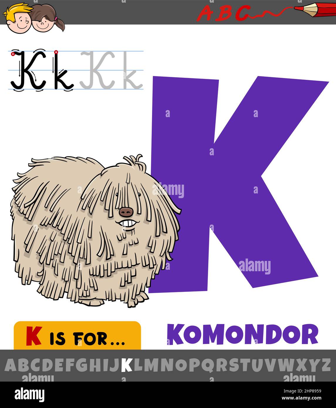 Komondor Stock Vector Images - Alamy