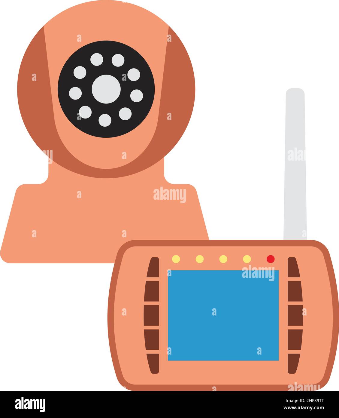 Child monitor Stock Vector Images - Alamy