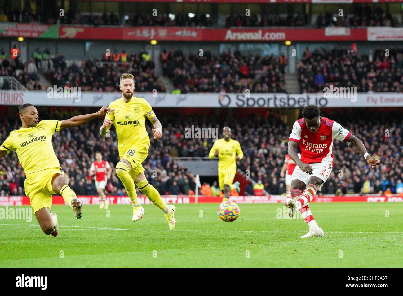 Bukayo saka goal hi-res stock photography and images - Alamy