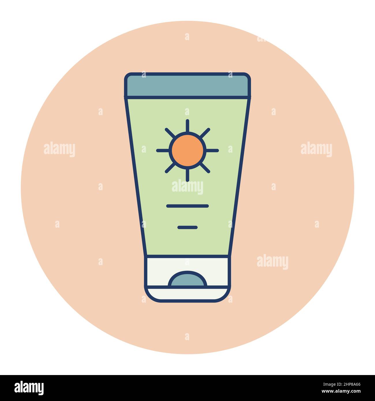 Sun cream icon sunscreen symbol hi-res stock photography and images - Alamy