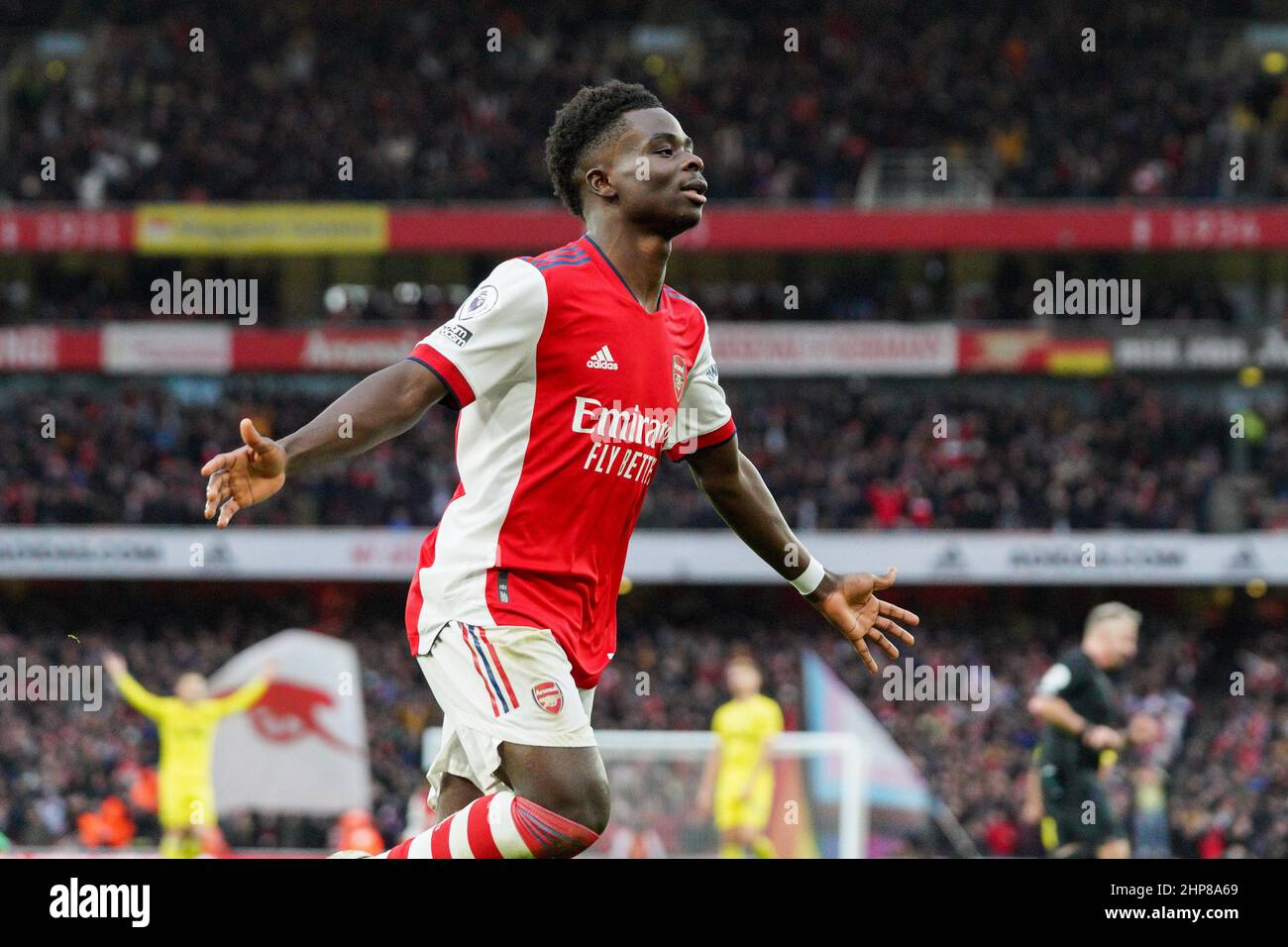 Bukayo saka celebration hi-res stock photography and images - Alamy