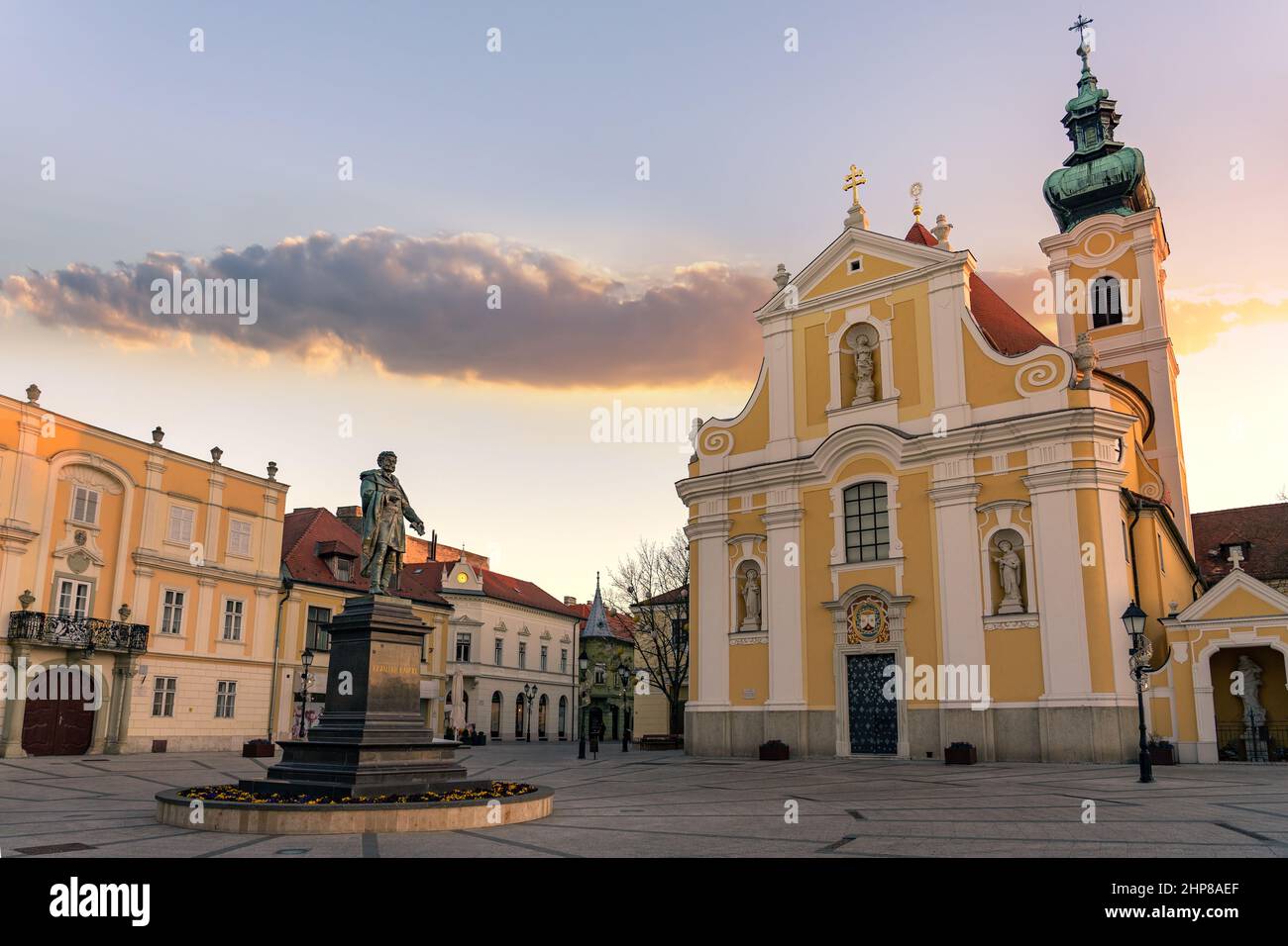Gyor historical old town hi-res stock photography and images - Alamy