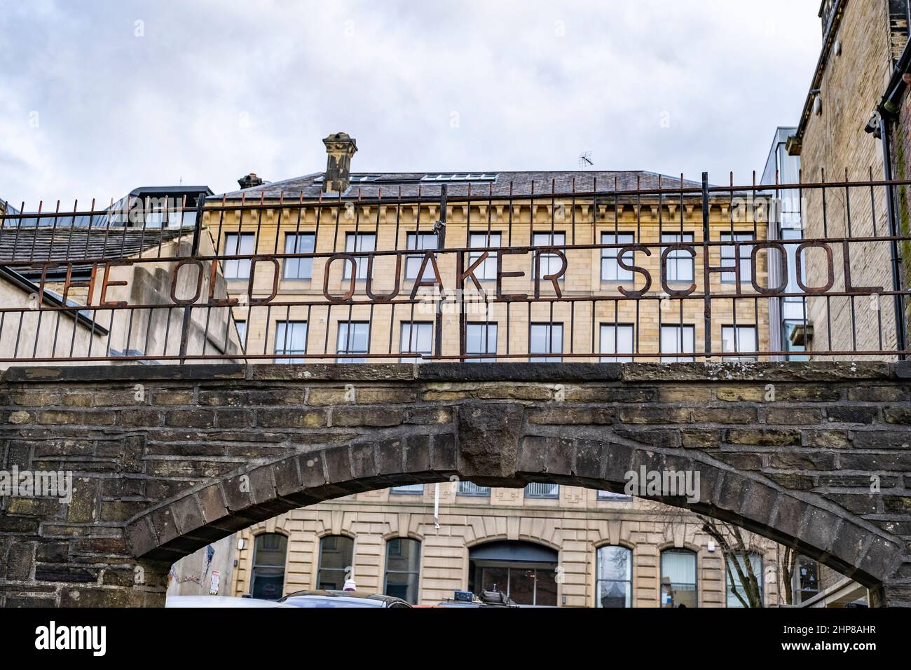 The Old Quaker School in Little Germany, Bradford, West Yorkshire Stock ...