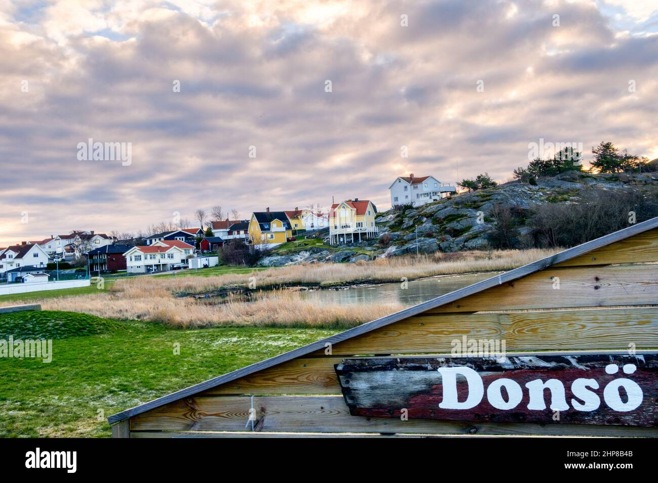 Donsö, Gothenburg. A fisherman village located in the Gothenburg ...