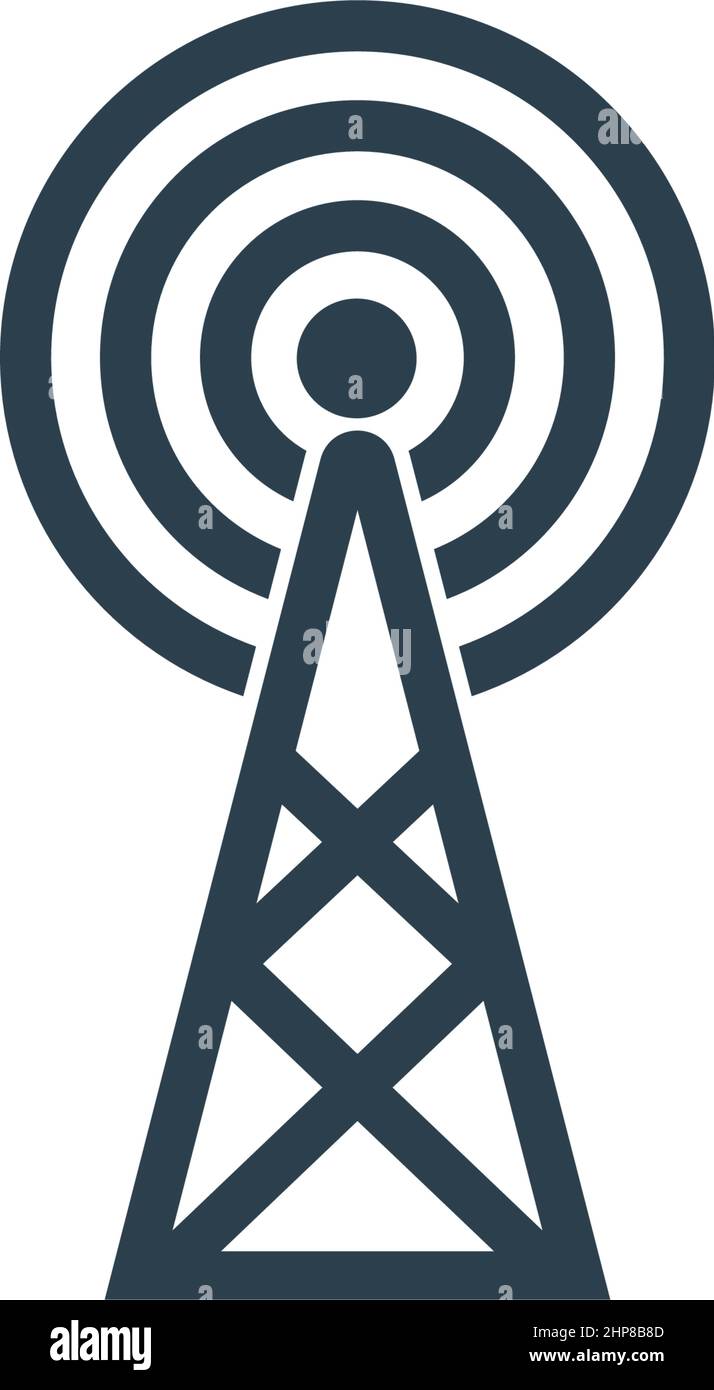 Satellite antenna icon template Stock Vector Images - Alamy