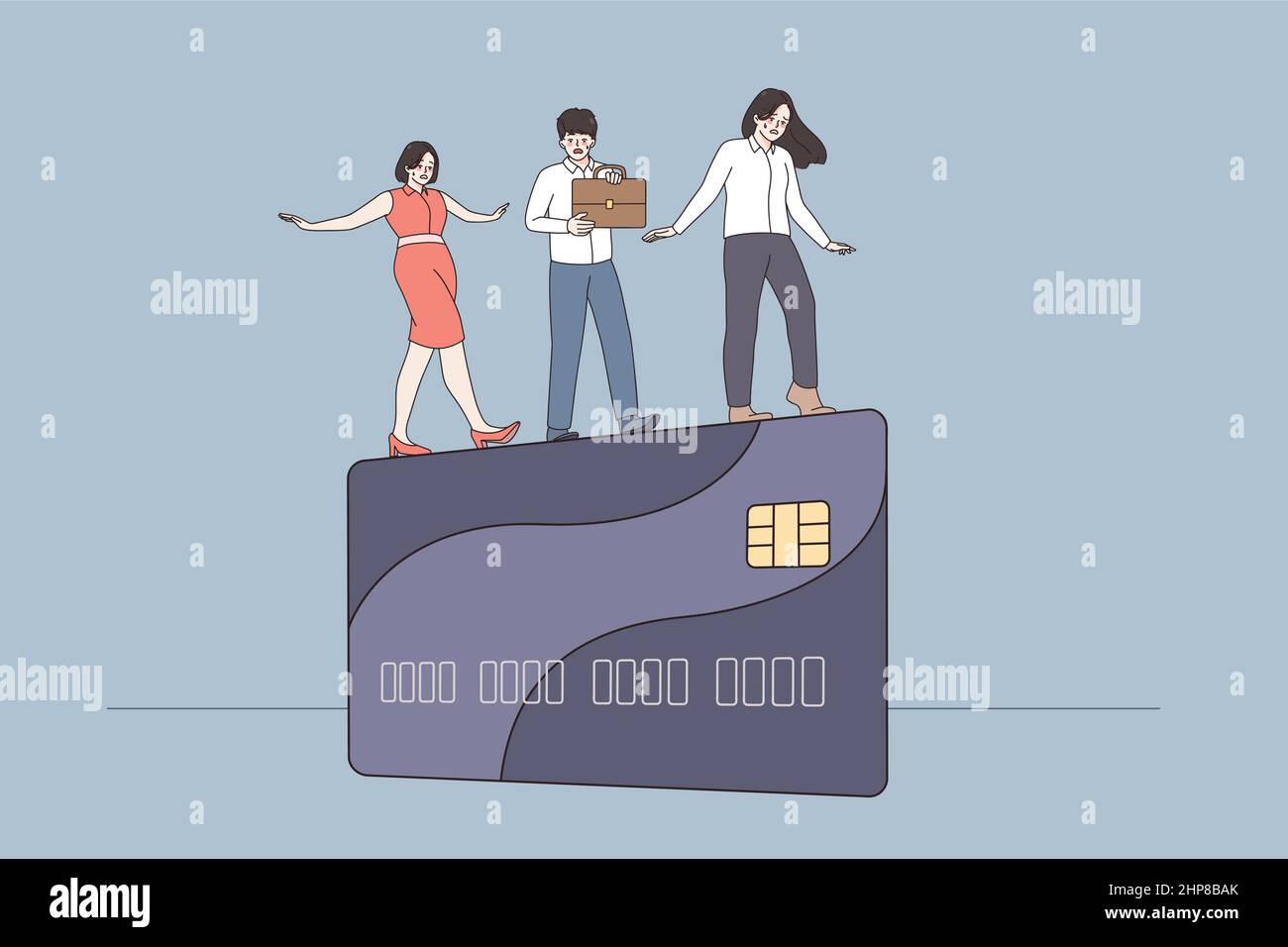 Risky walk Stock Vector Images - Alamy