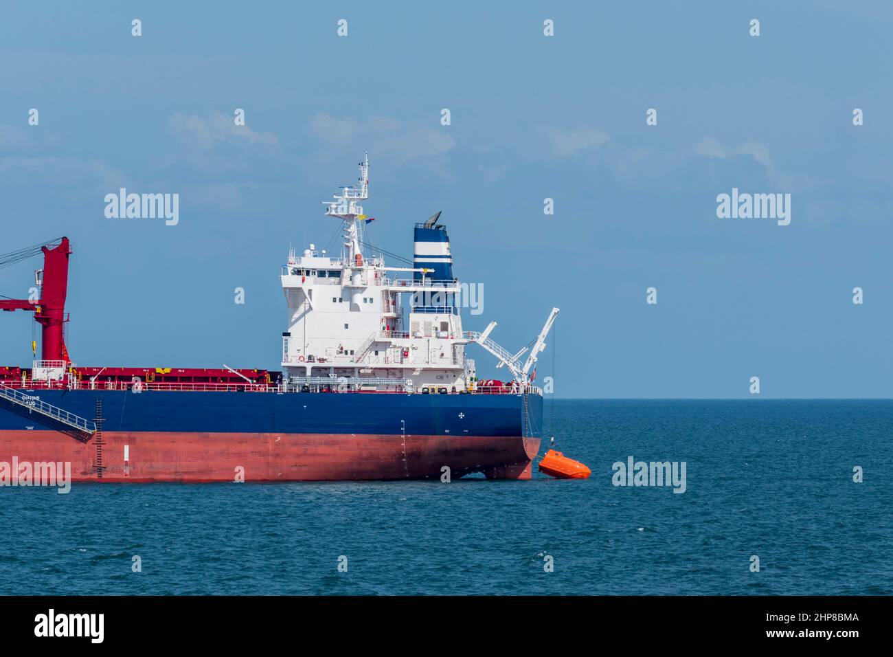 Free fall life boat hi-res stock photography and images - Alamy
