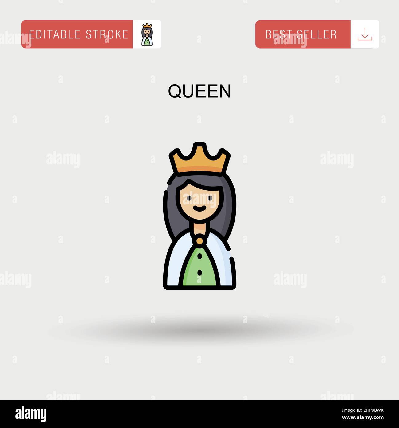 The queen background Stock Vector Images - Alamy