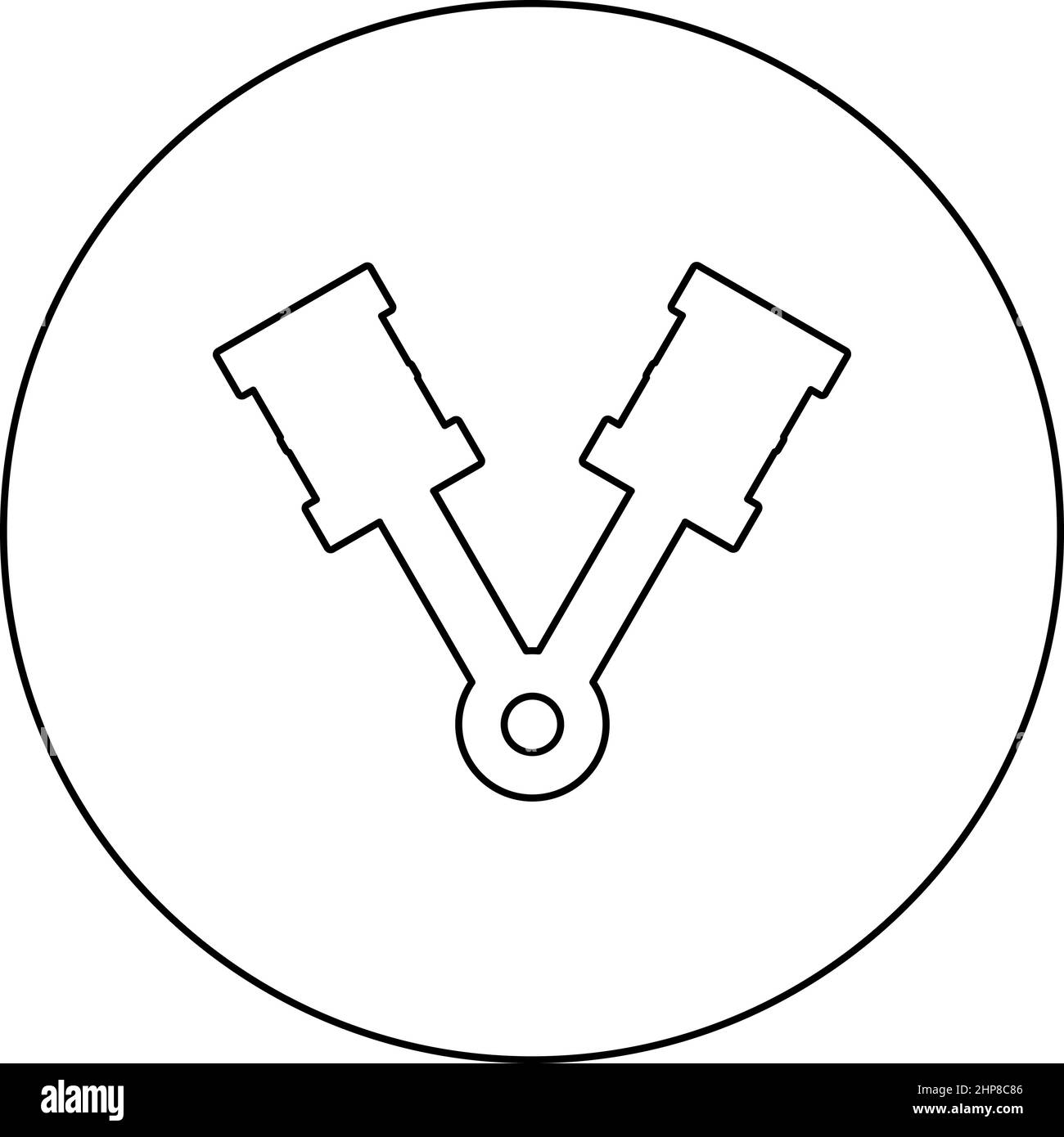 Pistons rods Stock Vector Images - Alamy