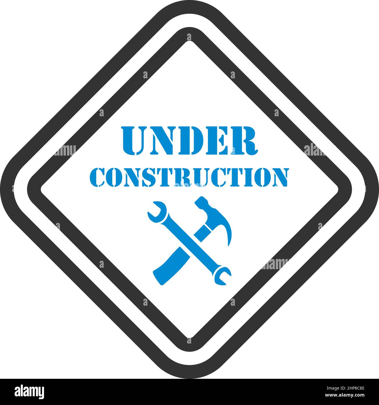 Icon Of Under Construction Stock Vector Image & Art - Alamy