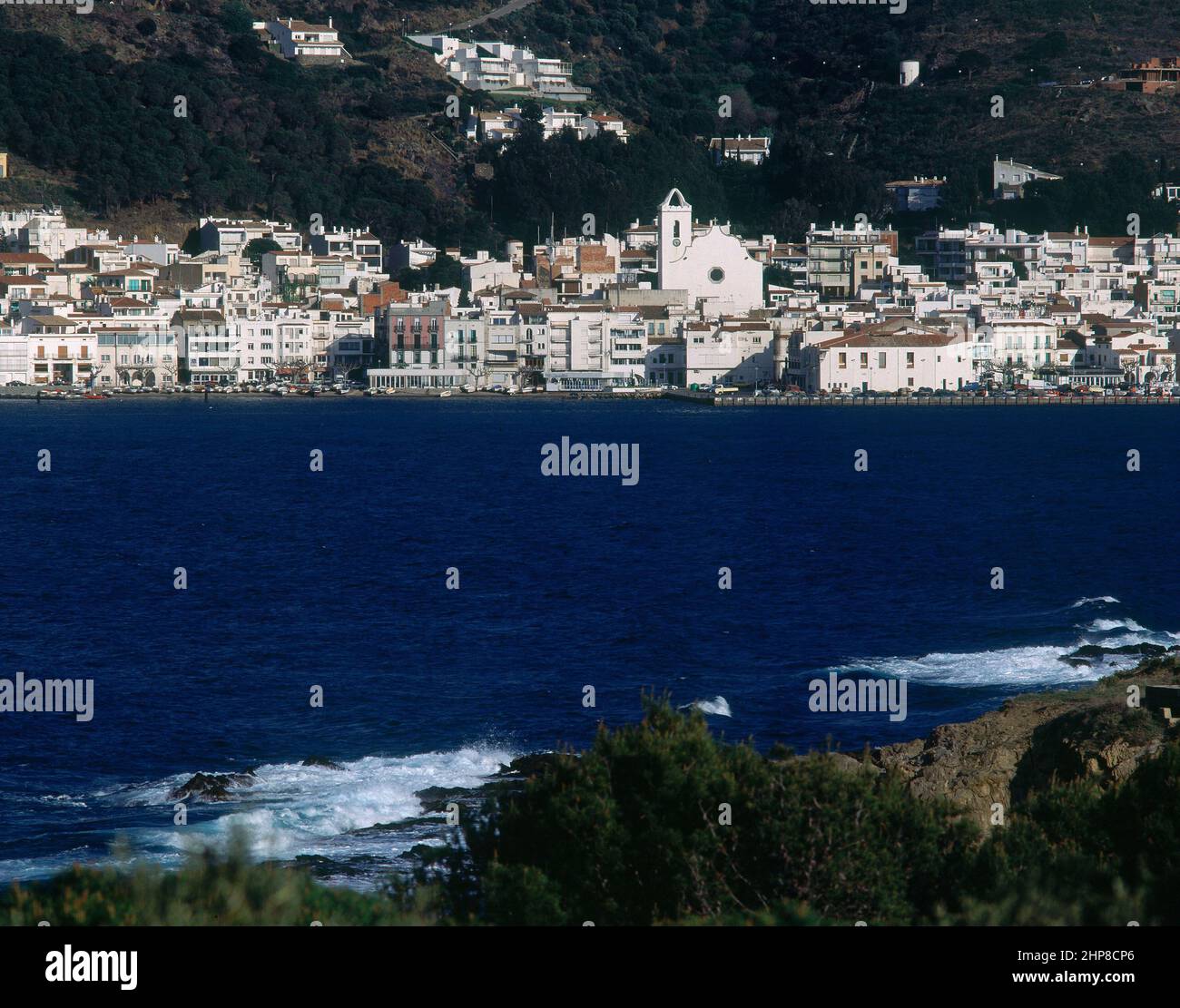 VISTA PANORAMICA DEL PUEBLO - FOTO AÑOS 90. Location: EXTERIOR. PORT DE ...