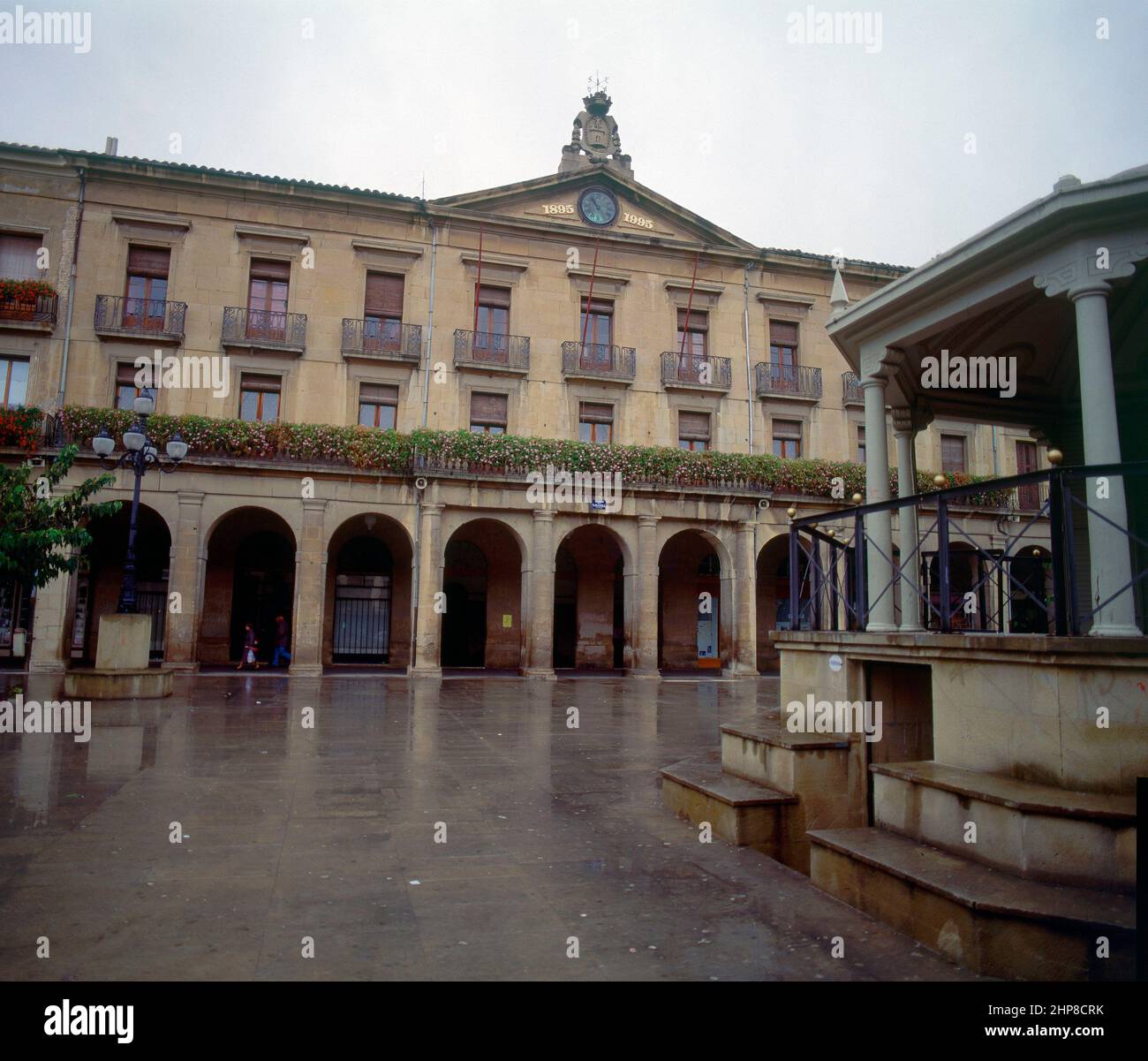 PLAZA MAYOR-AYUNTAMIENTO. Location: EXTERIOR. TAFALLA. NAVARRA. SPAIN ...