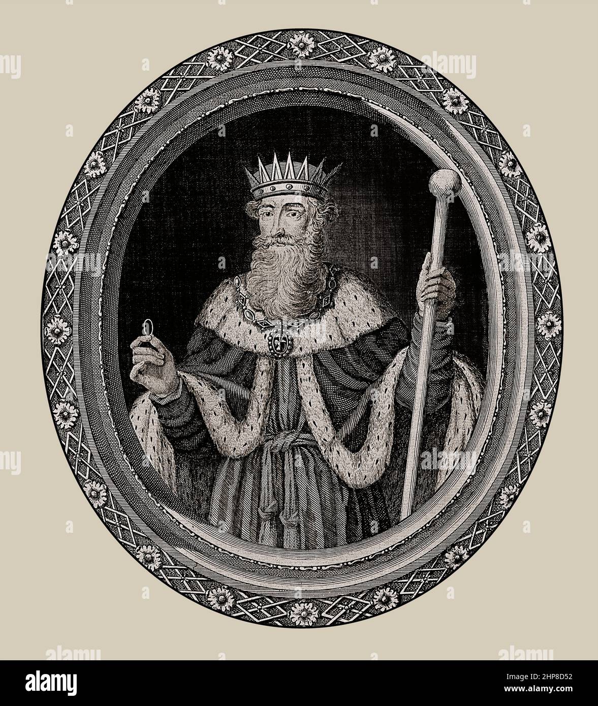 Edward the Confessor, c. 1003 – 1066, Anglo-Saxon English king Stock ...