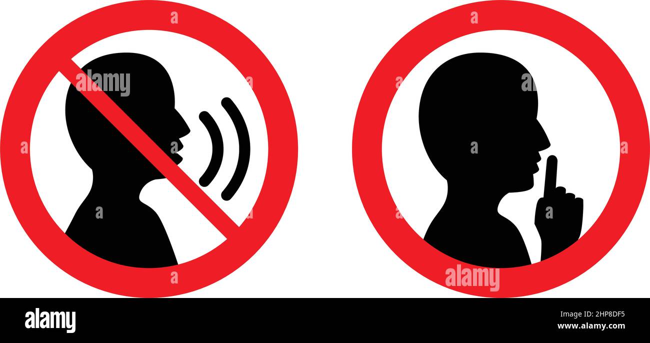 Quiet please sign hi-res stock photography and images - Alamy