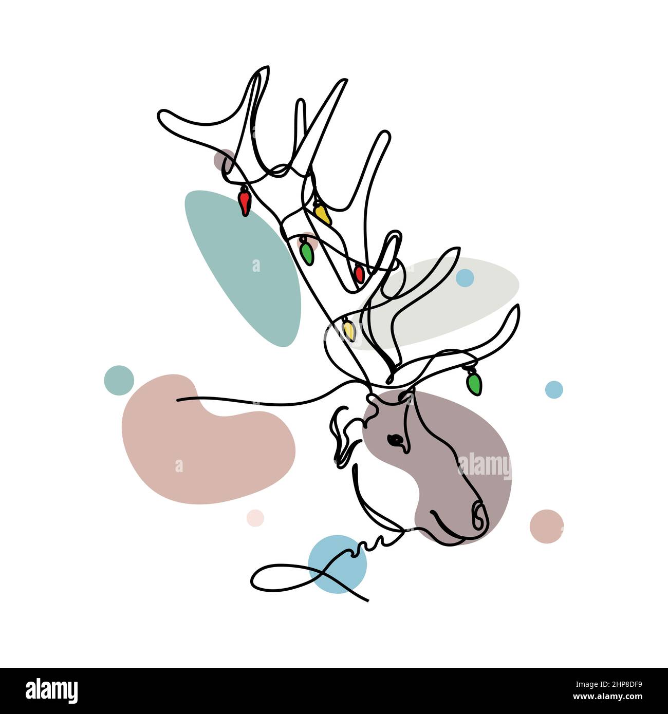 Continuous one line light Stock Vector Images - Alamy