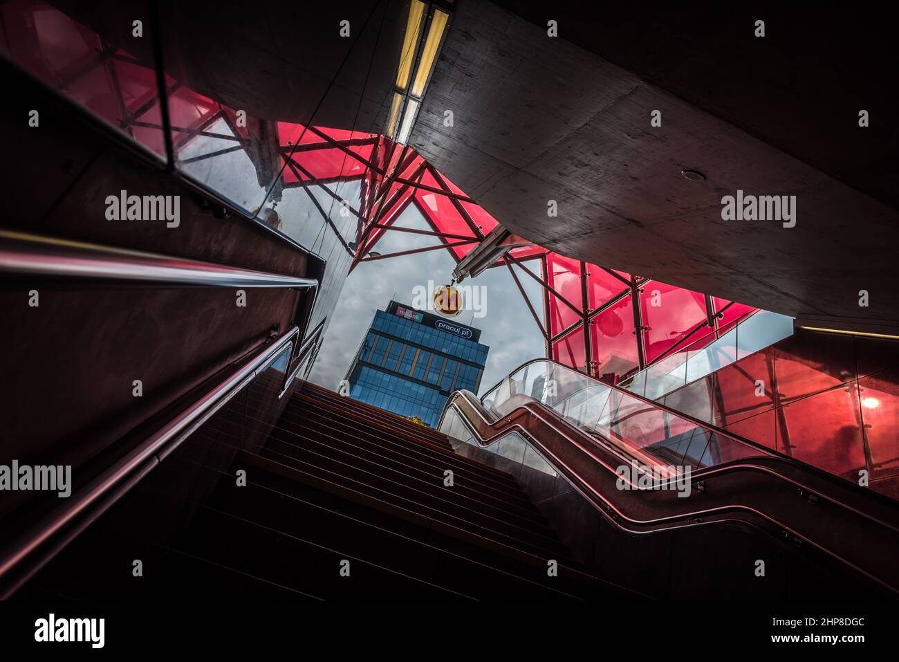 looking out at Matro station Rondo Daszyńskiego Stock Photo - Alamy
