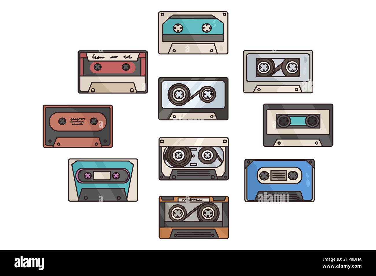Retro music collection hi-res stock photography and images - Alamy