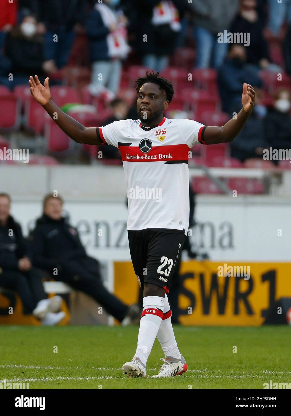 Stuttgart, Deutschland. 19th Feb, 2022. firo: February 19th, 2022 ...