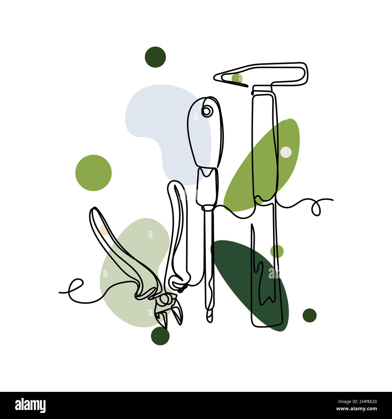 Vector abstract continuous one single simple line drawing icon of ...