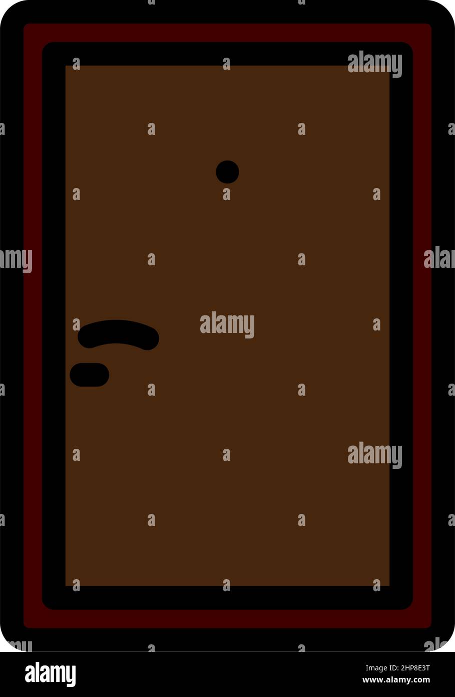 Vector illustration handle door Stock Vector Images - Alamy