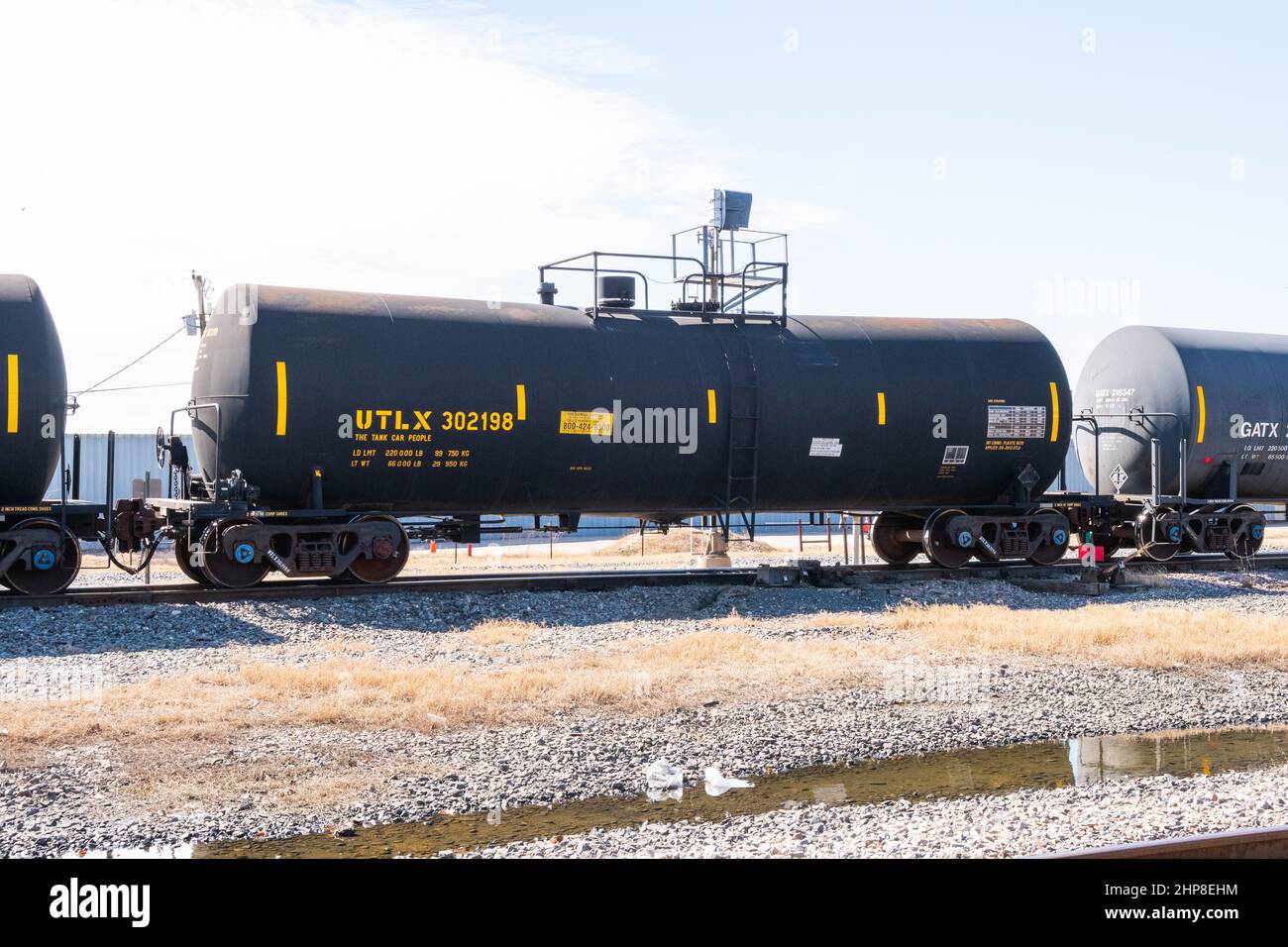 Tank car railroad yard hi-res stock photography and images - Alamy