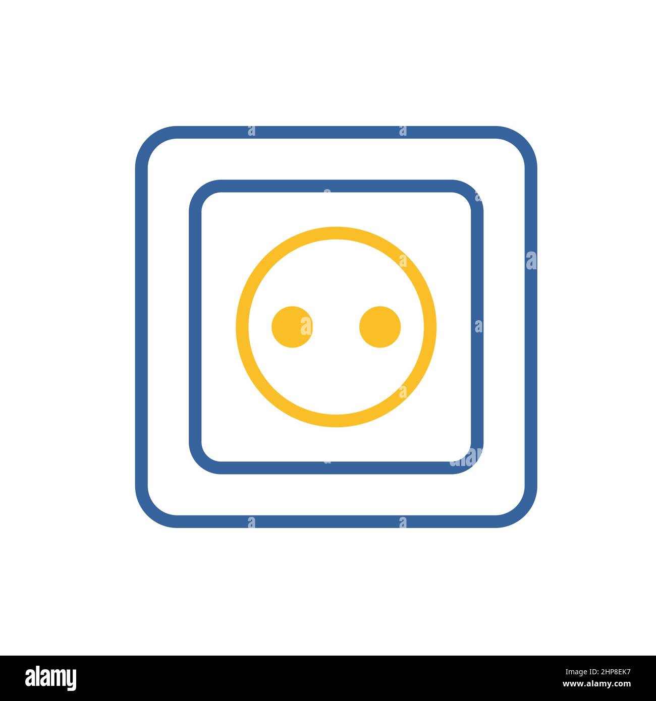 Electric outlet vector flat icon. Construction, repair Stock Vector ...