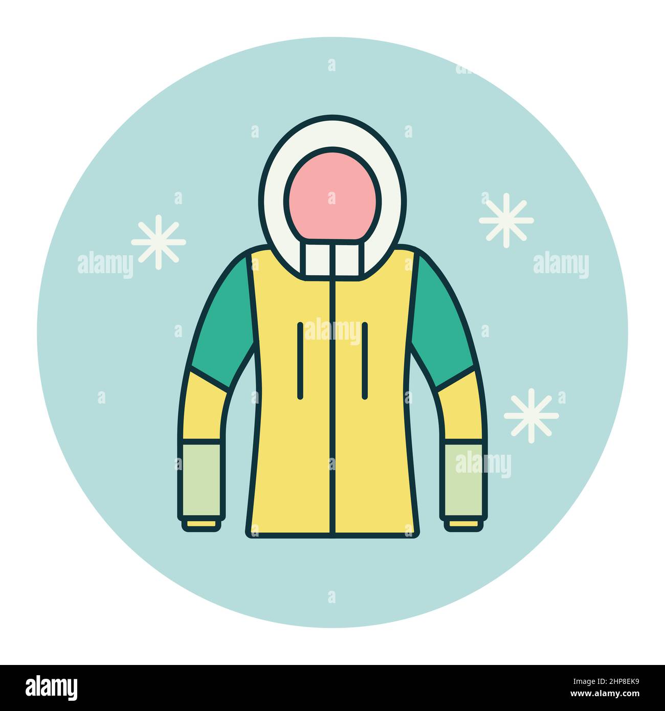 Jacket hood Stock Vector Images - Alamy