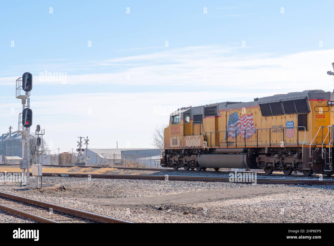 Union pacific rail car hi-res stock photography and images - Alamy